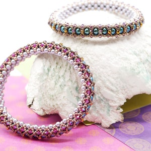 Tutorial 'medieval Queen' Bangle Beading Pattern. Digital Download. PDF ...