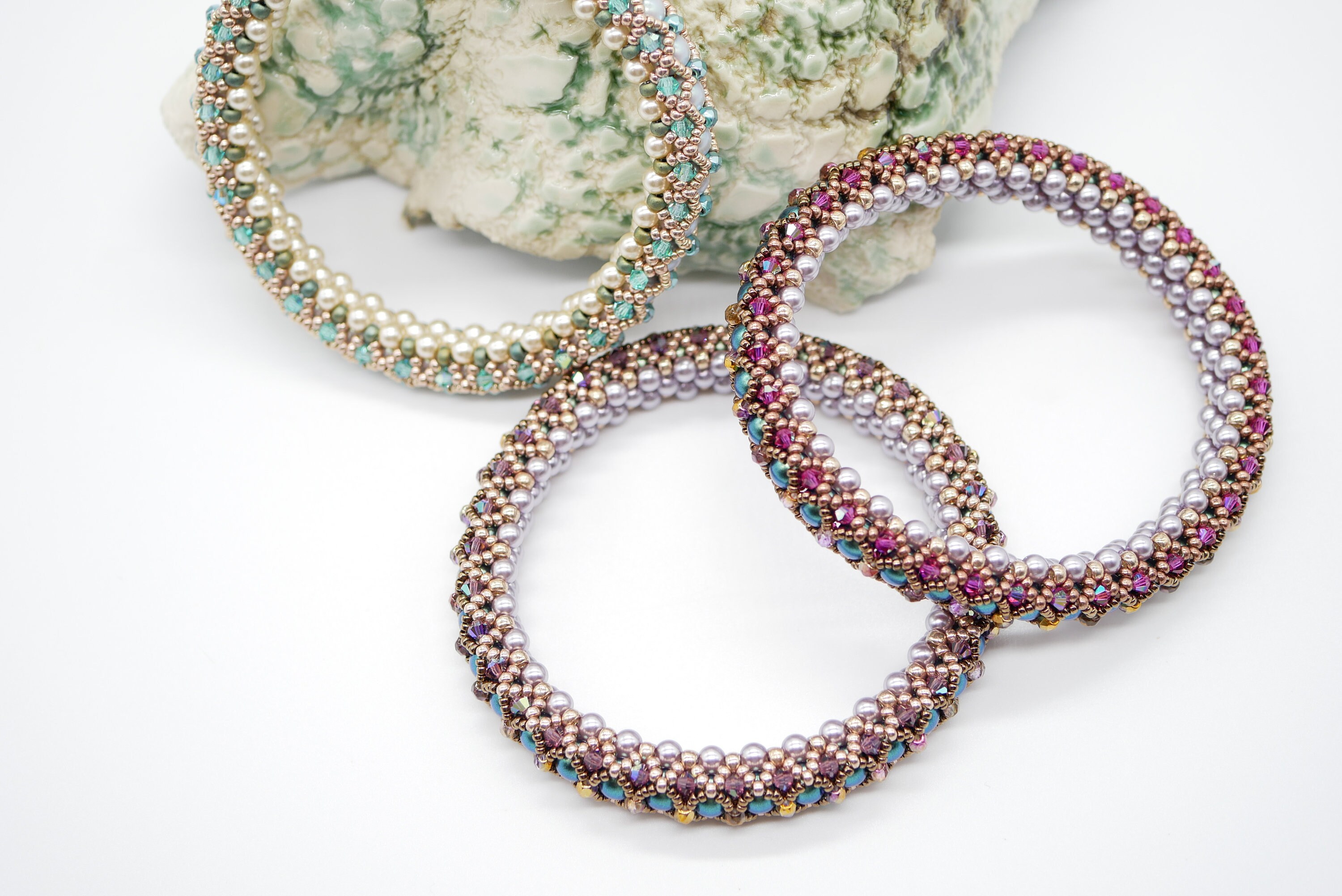 Tutorial 'medieval Queen' Bangle Beading Pattern. Digital Download. PDF ...