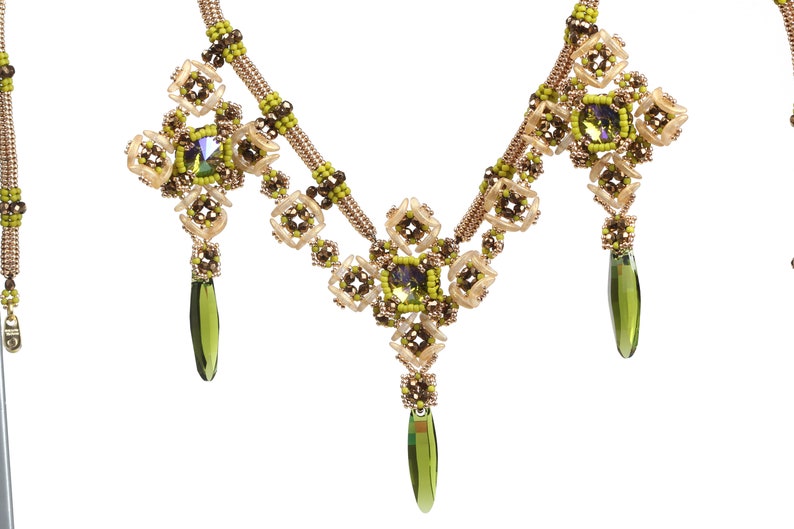 Tutorial 'crystal Eclipse' Beading Pattern. PDF! - Etsy