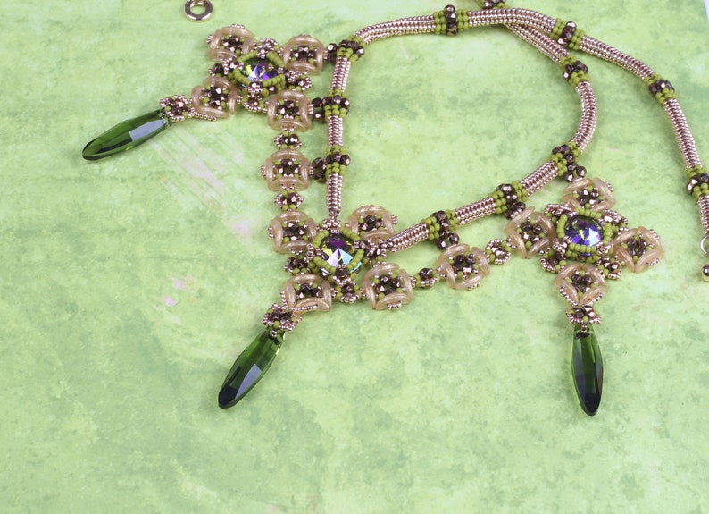 Tutorial 'crystal Eclipse' Beading Pattern. PDF! - Etsy