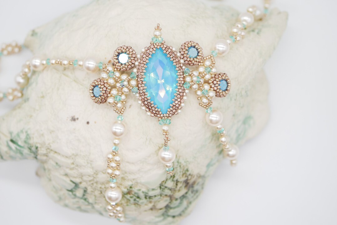 Tutorial 'perla' Necklace Beading Pattern. Digital Download. PDF! - Etsy