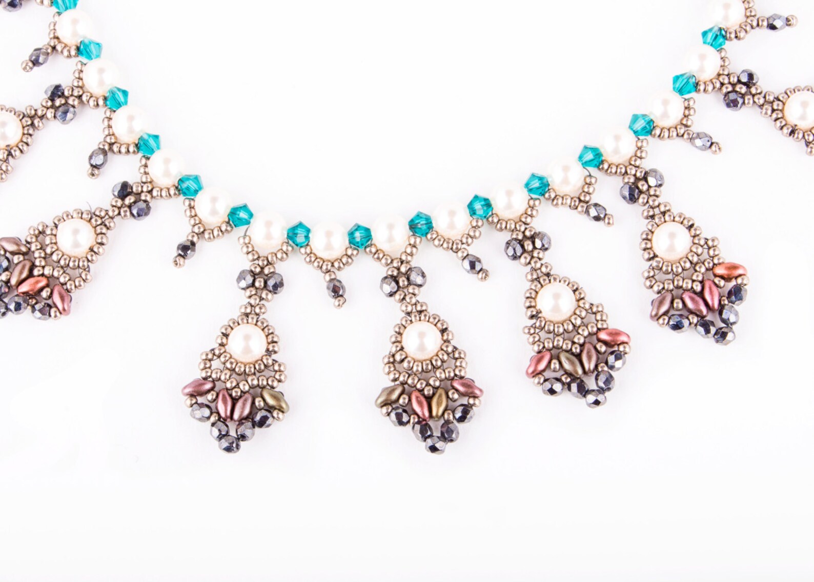 Tutorial for 'florence' Necklace. Beading Pattern. PDF - Etsy UK