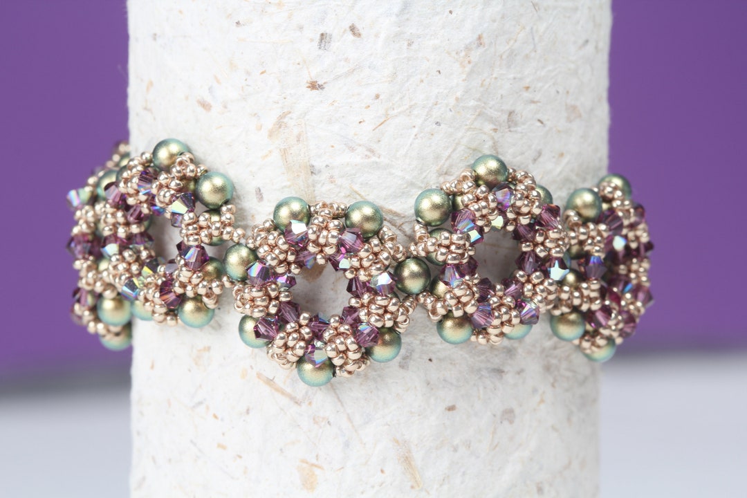 Tutorial 'circlet' Bracelet Beading Pattern. Digital Download. PDF! - Etsy
