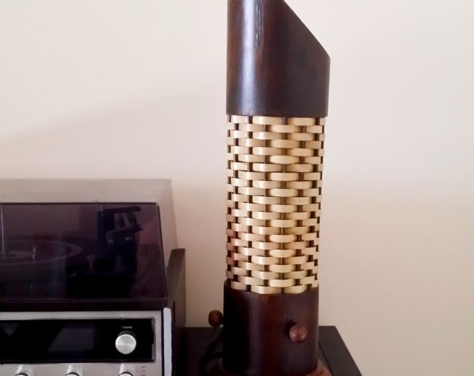 Bamboo Table Lamp - Handmade Bamboo Lampshade Asian, Bamboo Lamp - Etsy