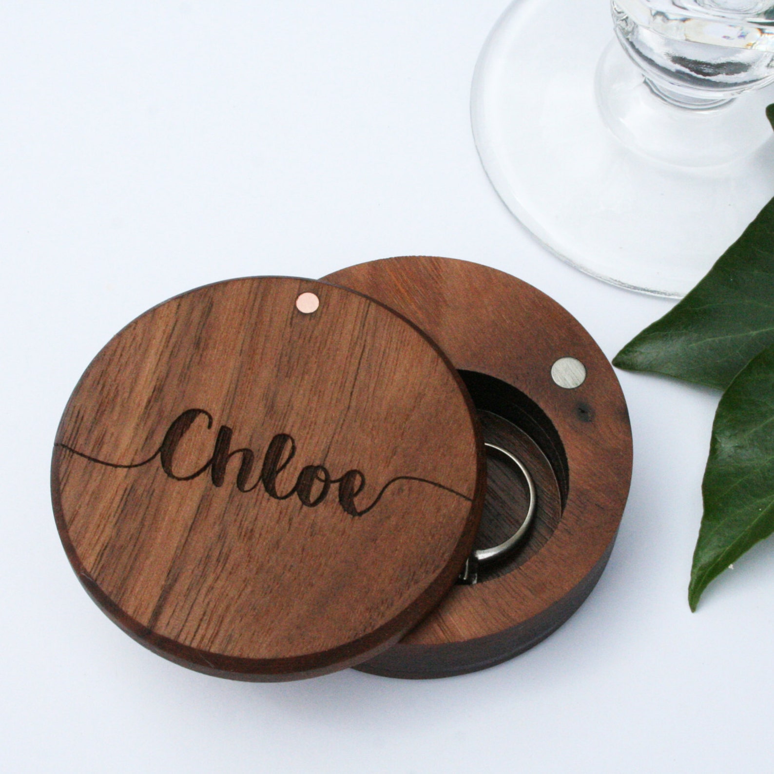 Personalised Wooden Engraved Ring Box - Etsy