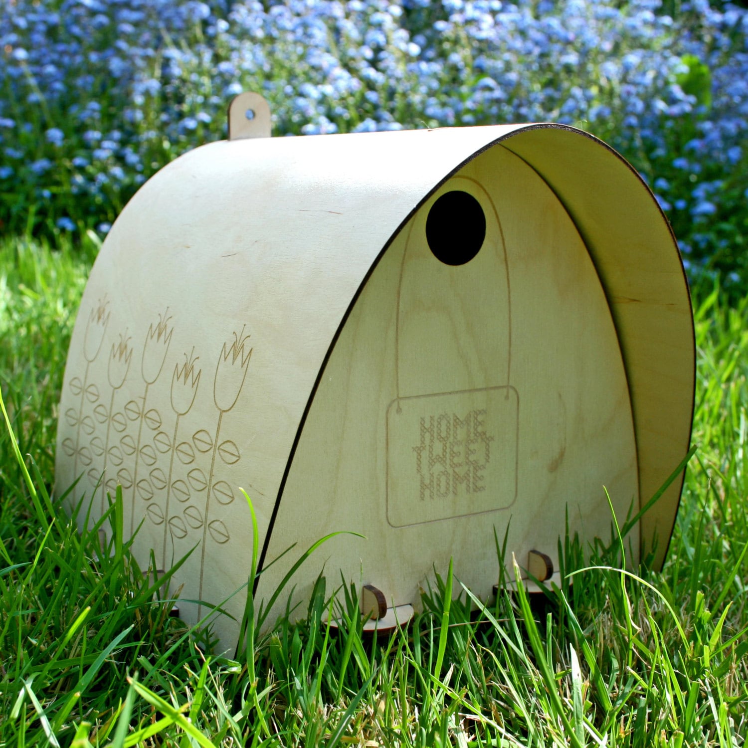 Scandi Modern Wooden Bird Box Kit - Etsy UK