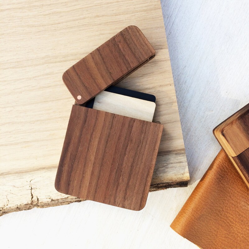Wooden Card Holder - Etsy