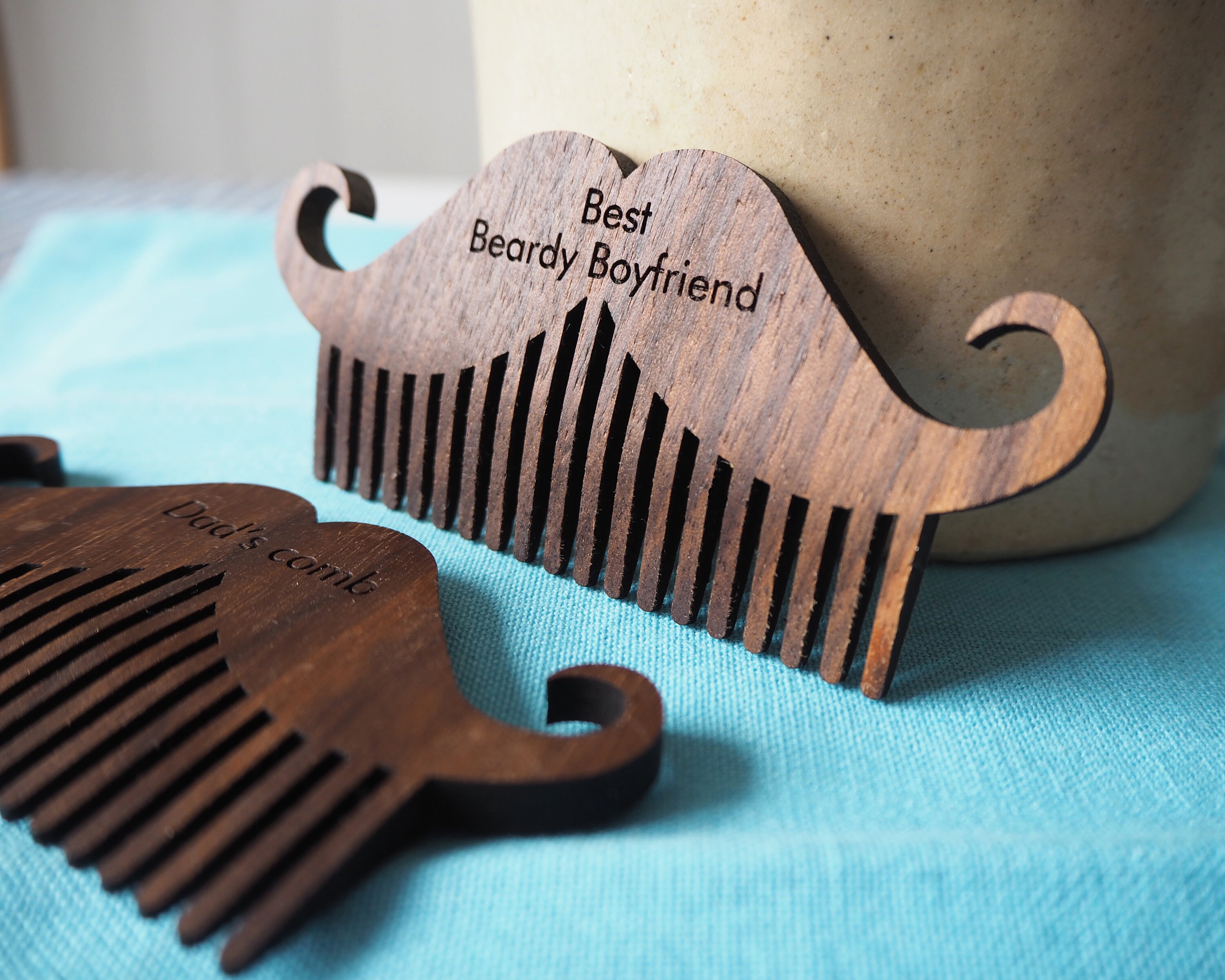 Wooden Beard Comb Gift for Men Custom Comb Personalised - Etsy UK