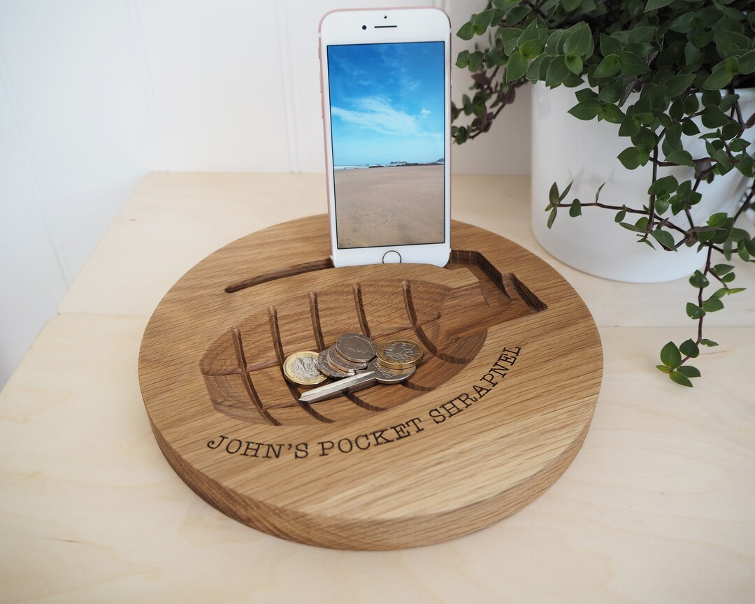 Personalised Grenade Wooden Desk Tidy - Etsy