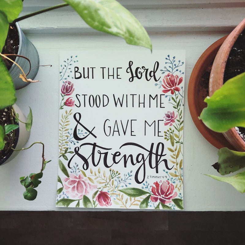 Lord Stood With Me - Etsy