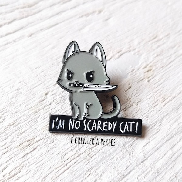 Angry Cat Pin - Etsy