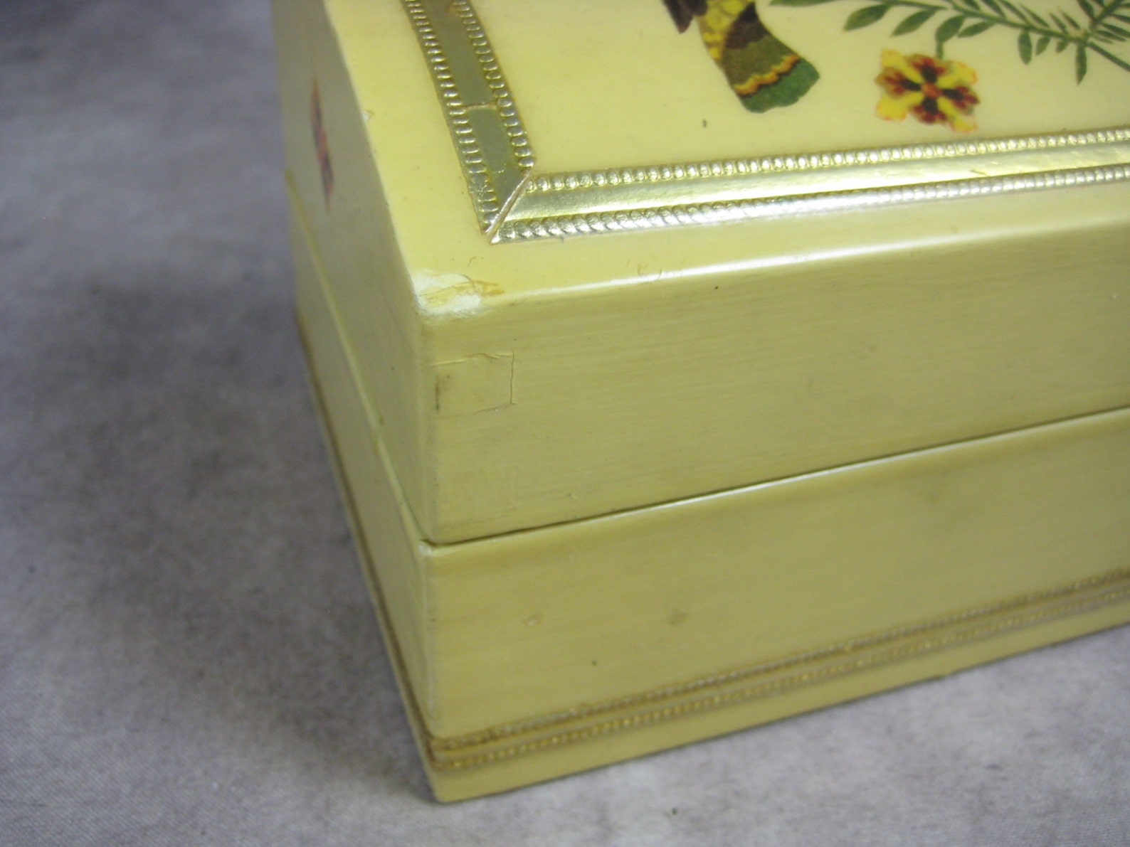 Lacquered Hinged Valet TRINKET BOX With Dovetail Joints | Etsy