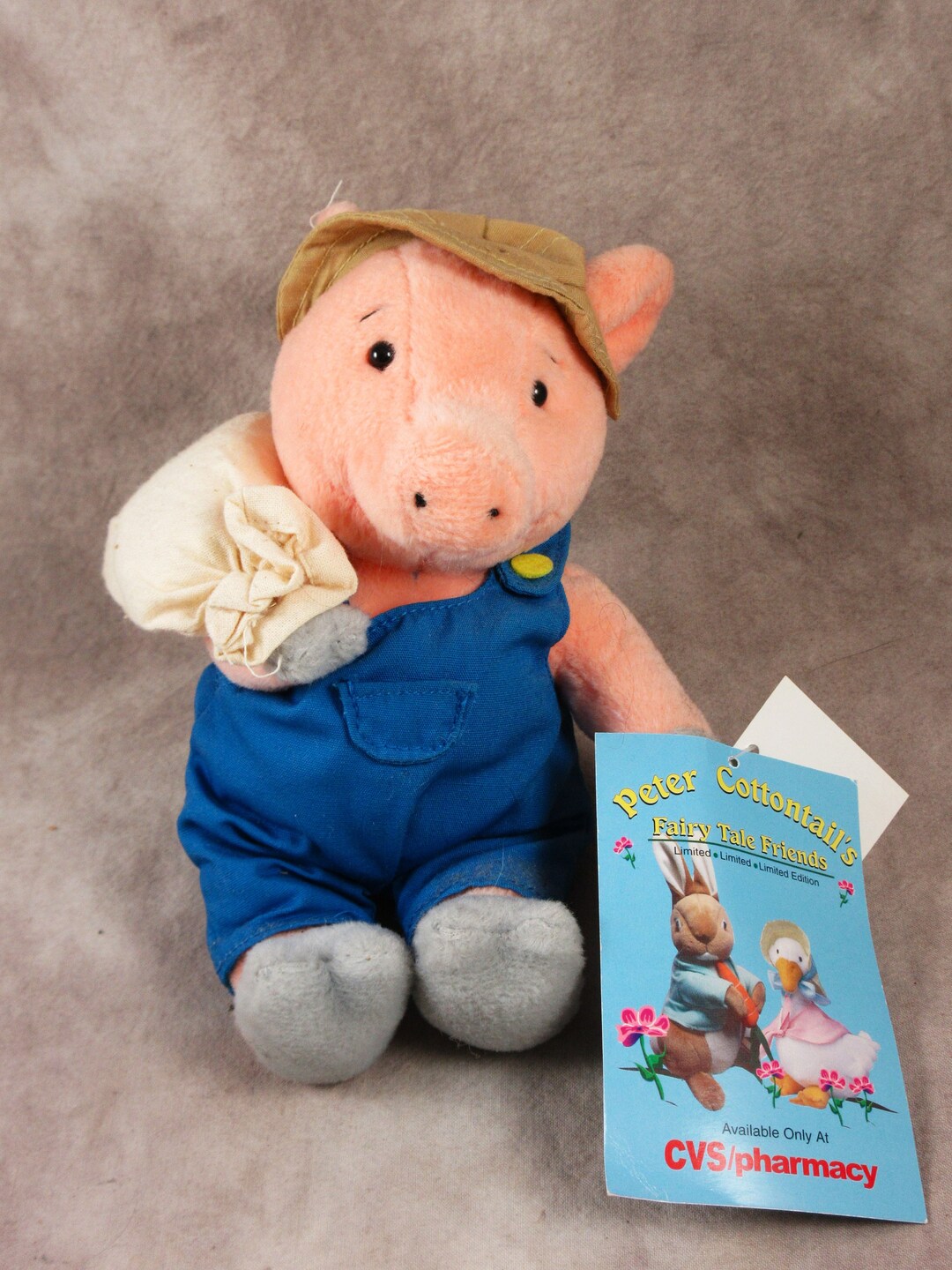 Plush "this Little Pig" 8" Piggy Great for EASTER BASKET - 1998 ...