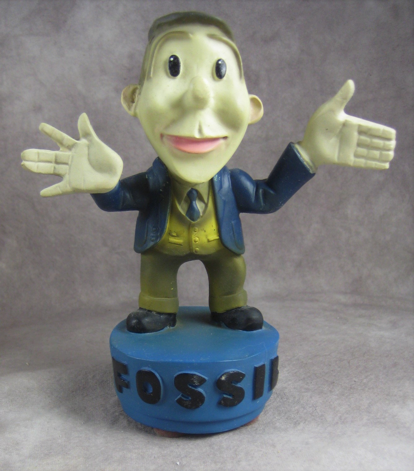 Bobble Head Fred - Fossil Watch Collector Club Bobbing Head Advertising ...