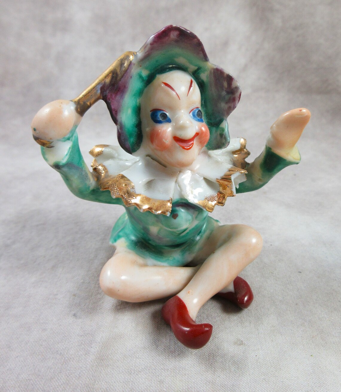 Occupied Japan Ceramic JESTER ELF Pixie Figurine - Etsy