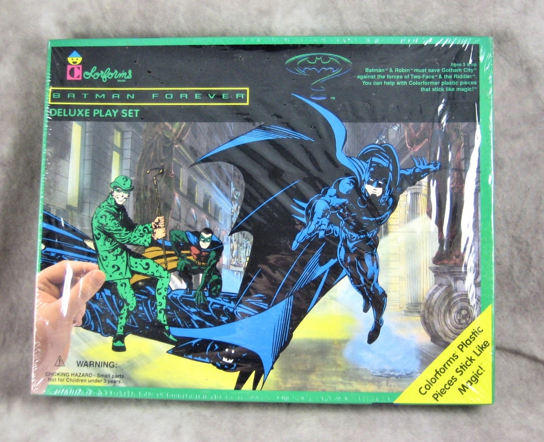 Sealed BATMAN FOREVER Deluxe Colorforms Playset Superhero 1995 ...