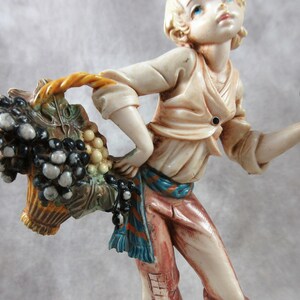 Depose Italy Fontanini Simonetti Figure on Carrara Marble Base Figurine ...