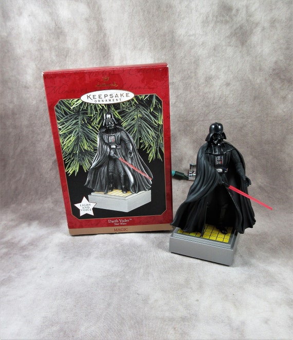 1997 HALLMARK DARTH Vader Star Wars Light and Voice Ornament 5 Tall New in Box Dated Christmas Ornament Xmas Holiday Etsy Canada