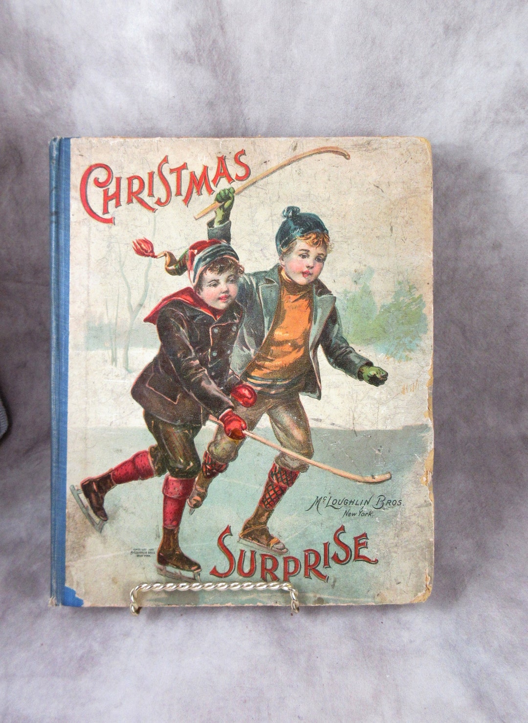 1901 CHRISTMAS SURPRISE Book - Mcloughlin Bros New York - Short Stories ...