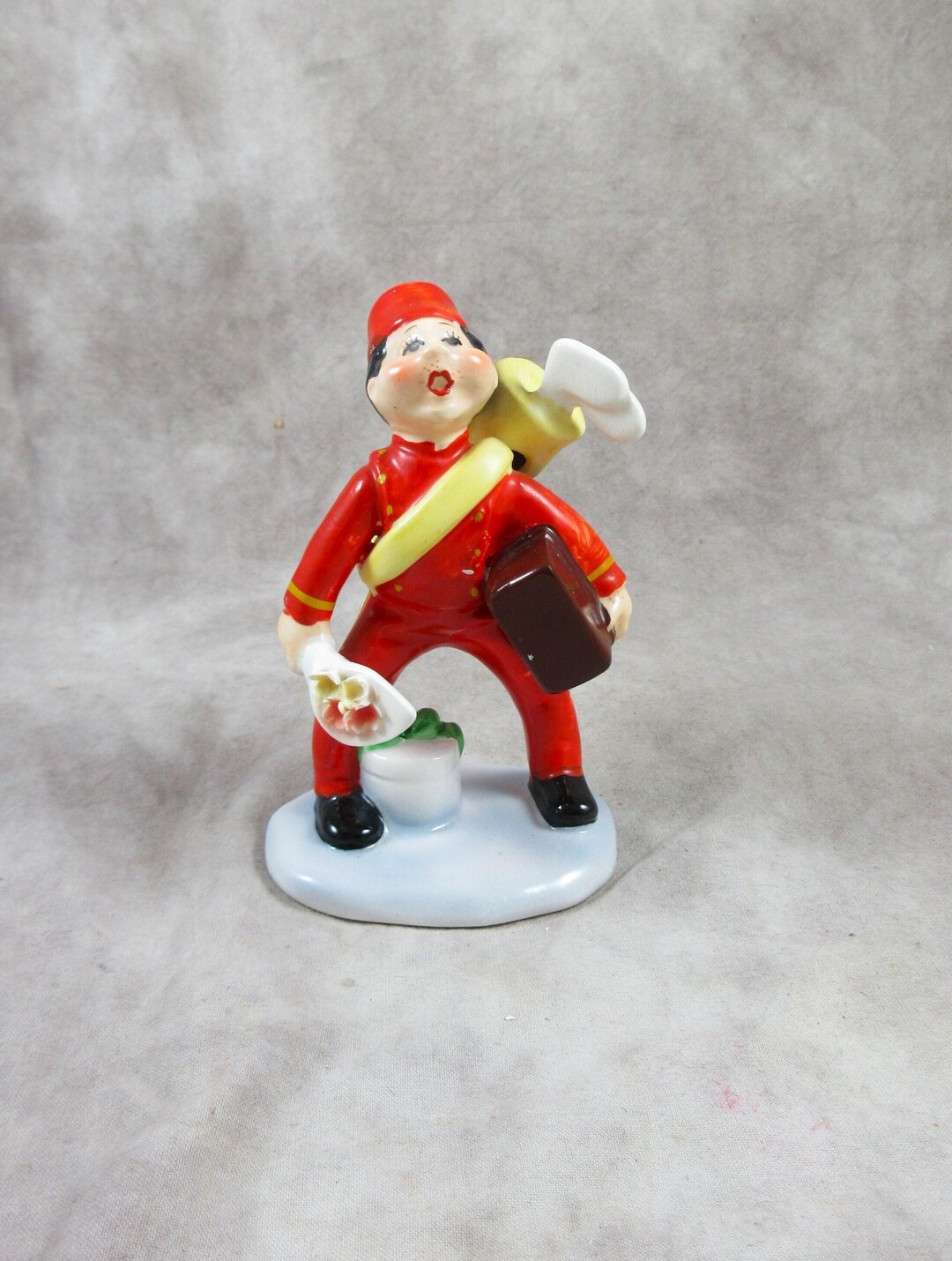1959 NAPCO Rare BELLHOP PORTER Figurine Ceramic Figure Napco National ...