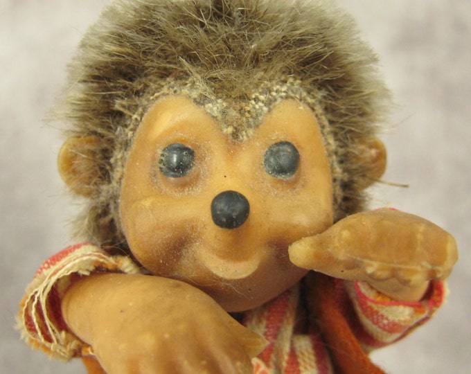 Vintage STEIFF MACKI Hedgehog Plush Doll Animal With Tag - Etsy