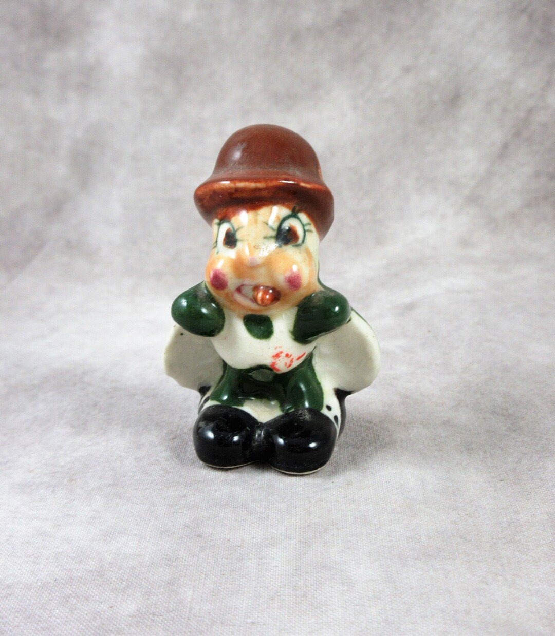 Occupied JAPAN Cigar Smoking Ladybug Fly Insect Figurine Heavy Ceramic ...