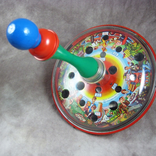 1920s Punchboard GAME of HANDS by C. A. Brewer Metal Punch Key Attached ...