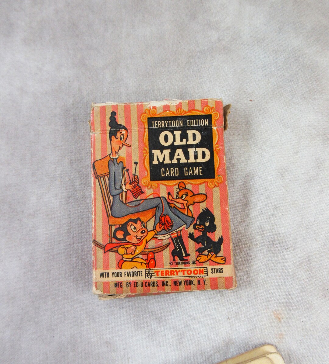 OLD MAID Terrytoon Edition Playing Card Game by Edu-card - COMPLETE ...