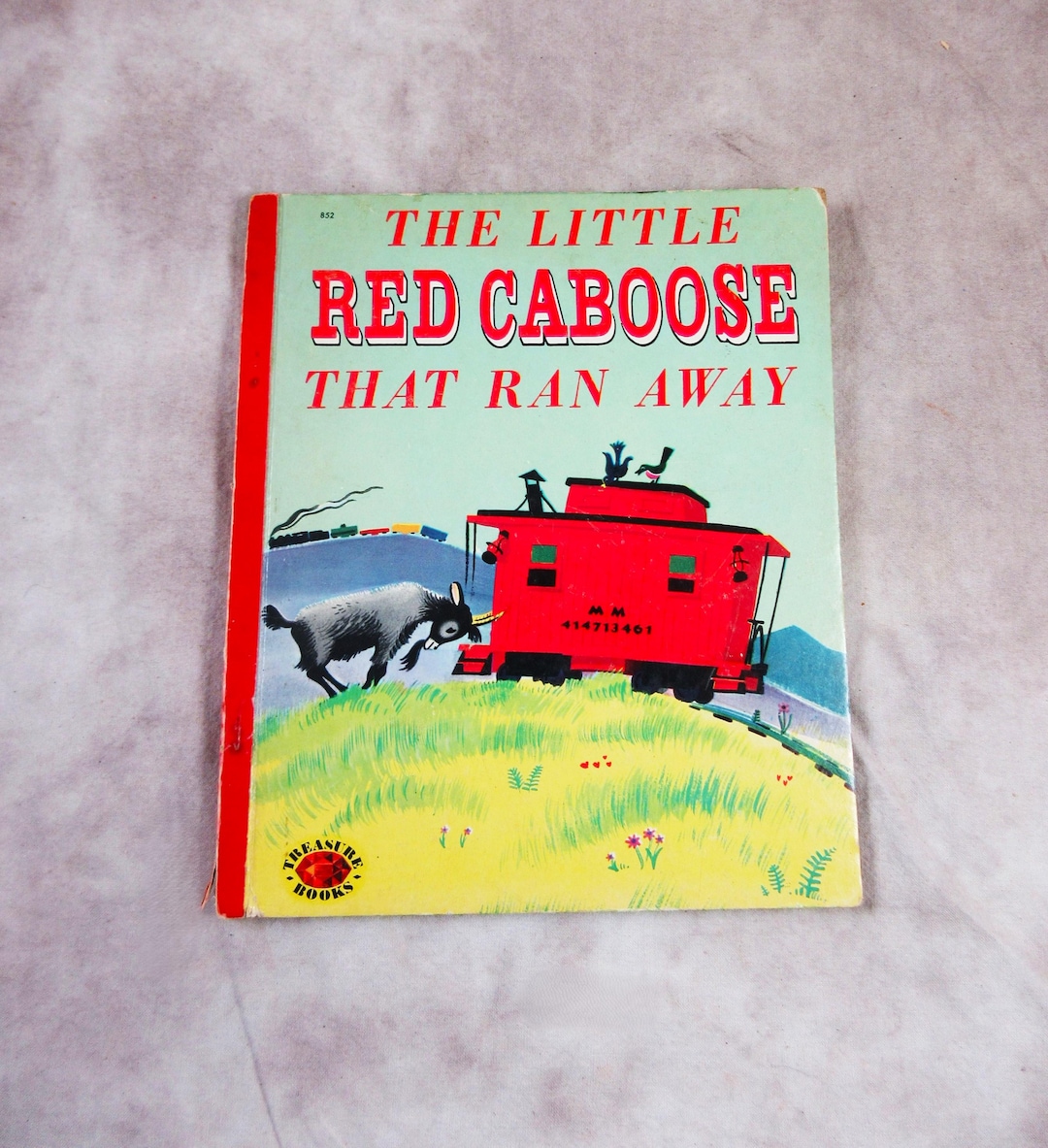 1952 "the Little Red Caboose That Ran Away" Treasure Books - Children's ...