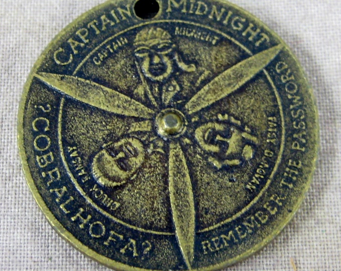 1940 CAPTAIN MIDNIGHT Membership COIN Medal Radio Premium - Etsy