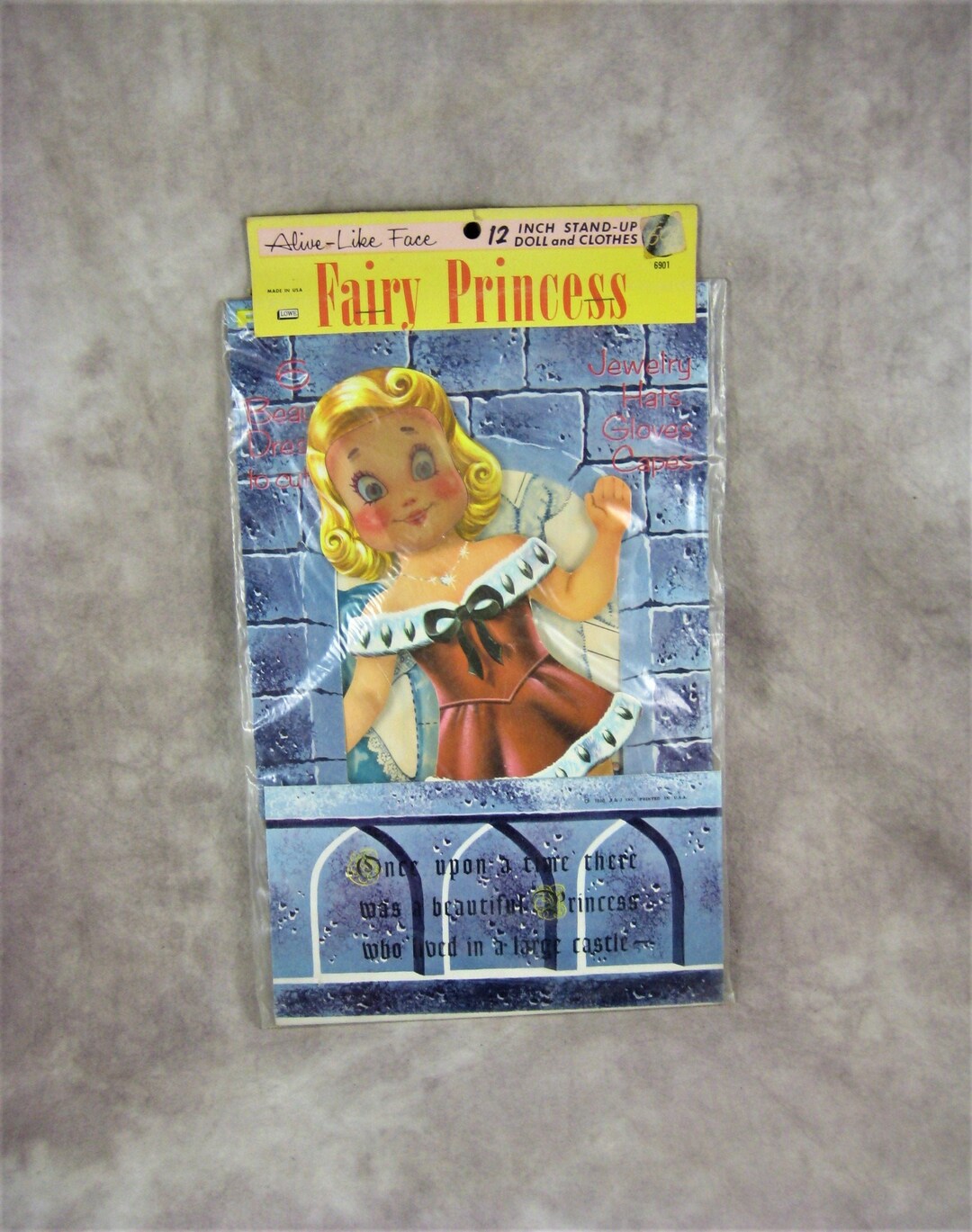 Sealed 1960 Paper Doll FAIRY PRINCESS Set Lenticular Flicker Face ...