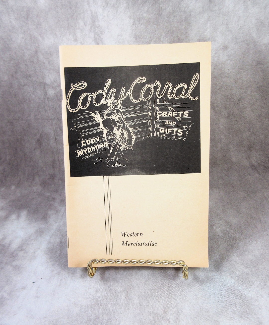 Vintage Western Merchandise Catalog - Cody Corral, Cody, Wyoming ...