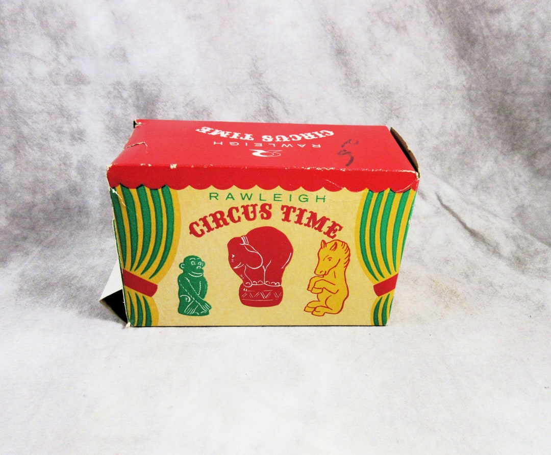 Rawleigh CIRCUS TIME SOAP Figural Animals in Original Box Set of 3 ...
