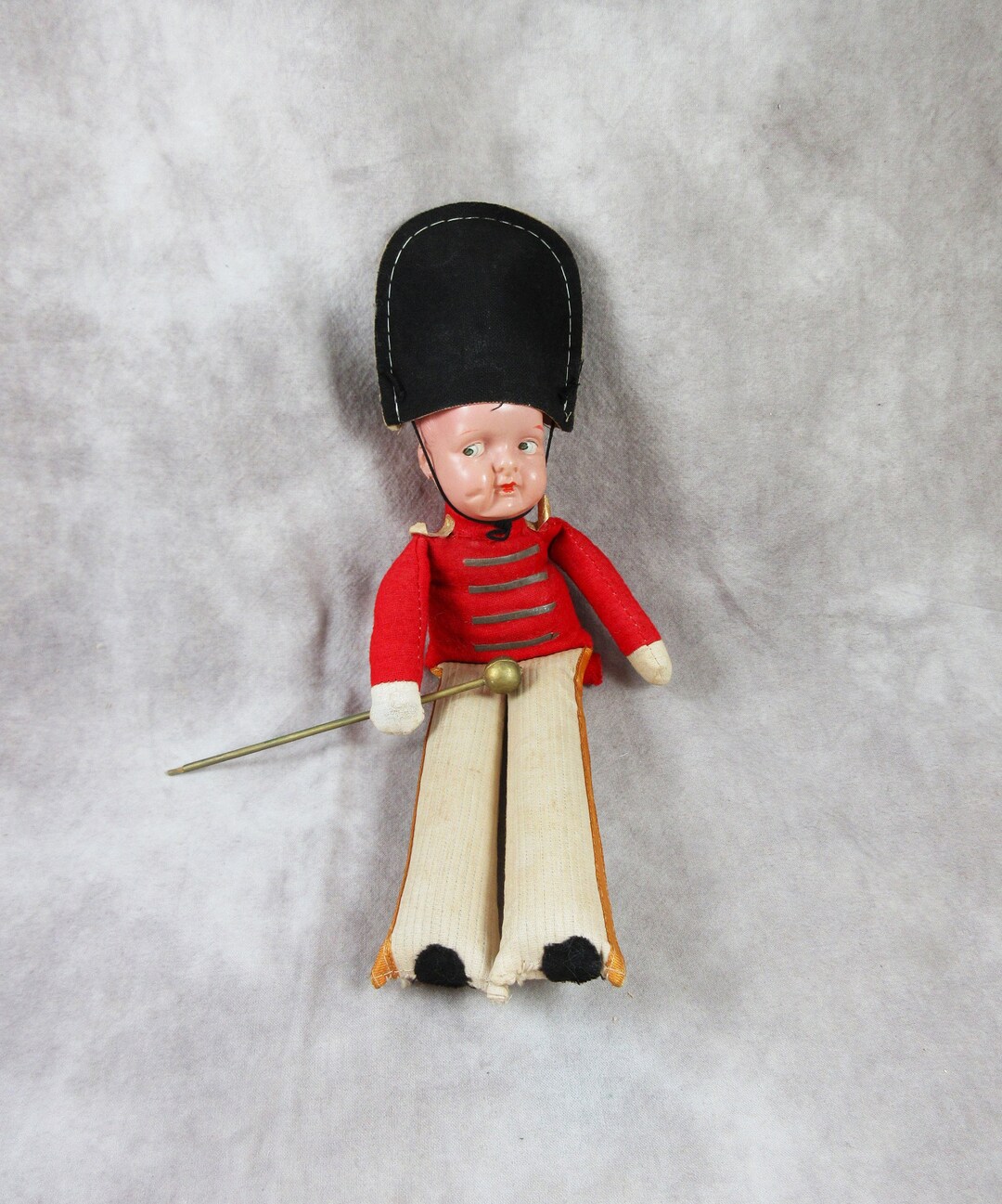 CELLULOID Head - Drum Major Boy Plush Doll - Made in Japan - Etsy