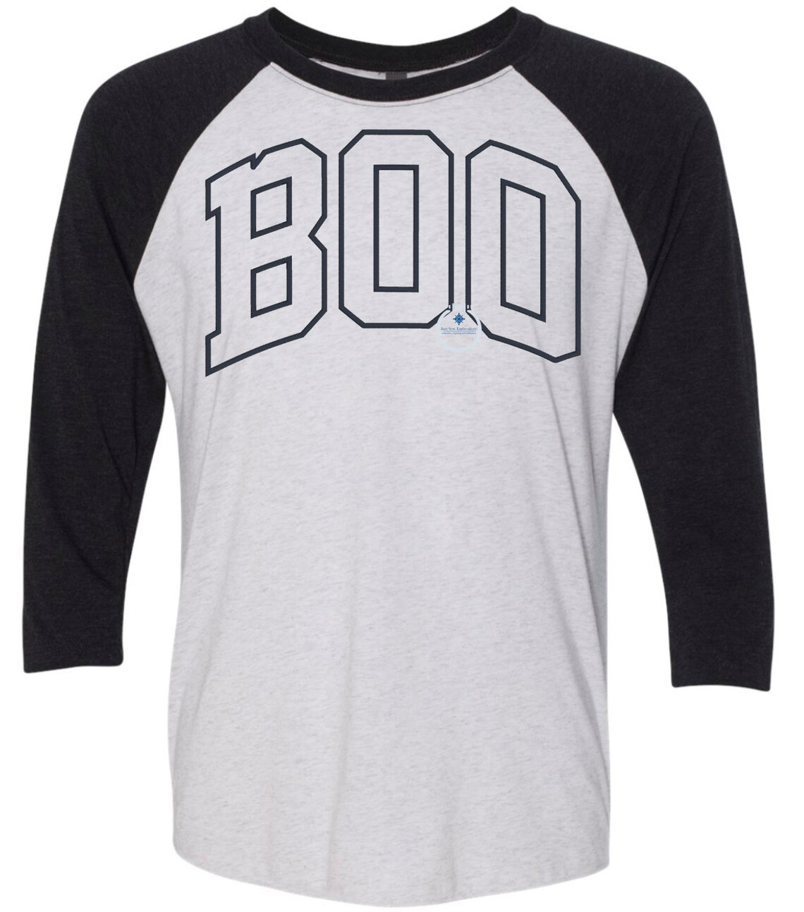 BOO Arched Applique Machine Embroidery Design Satin Stitch - Etsy