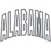 Alabama Arched Satin Applique Embroidery Design Three Sizes 8x8, 6x10 ...