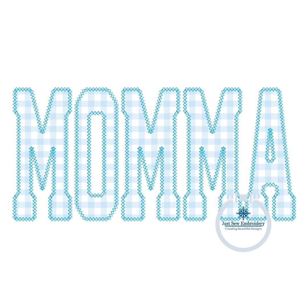 Momma Academic Diamond Applique Embroidery Design Diamond Stitch Four ...