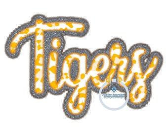 TIGERS Double Applique - Etsy