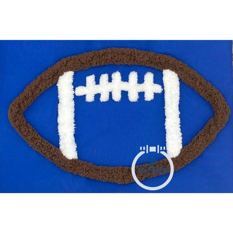 Embroidered Football - Etsy