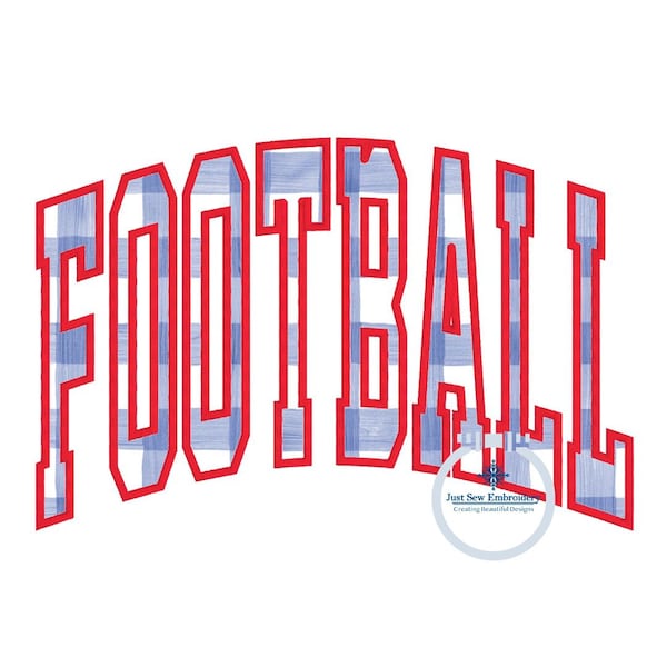 Football Applique - Etsy