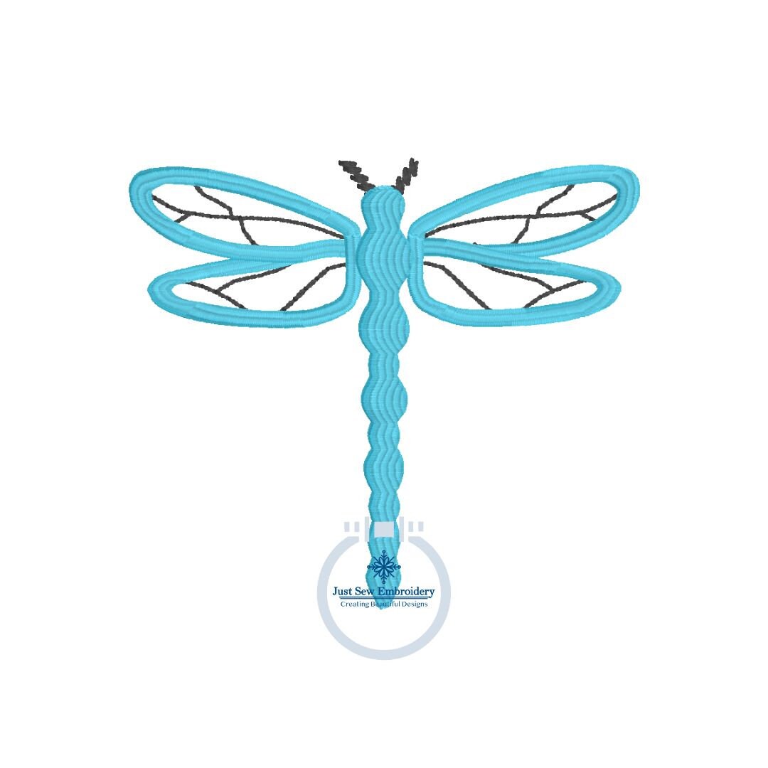 Dragonfly Puff 3D Foam Embroidery Design One Size Hat Hoop - Etsy