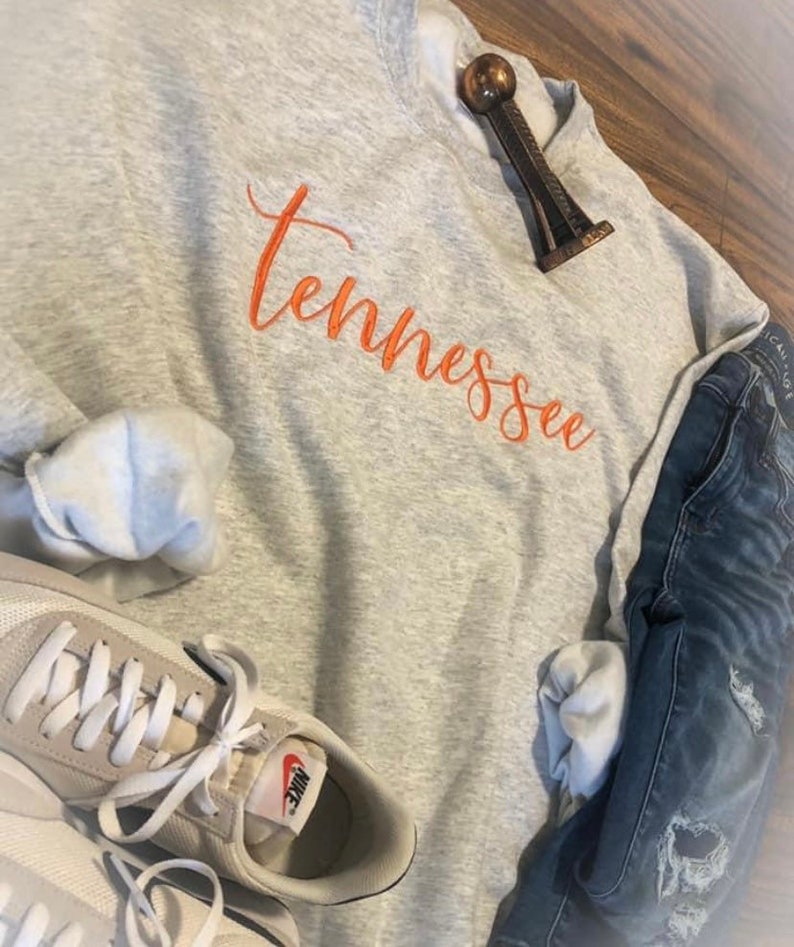 Tennessee Embroidery Script in Three Sizes to Fit 8x12 6x10 | Etsy