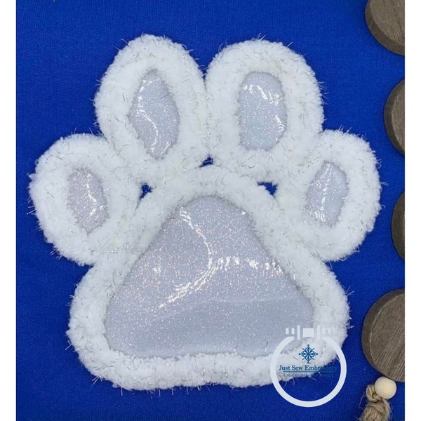 Paw Print Applique - Etsy