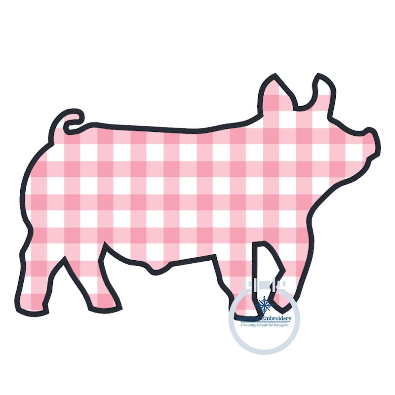 Show Pig Silhouette - Etsy