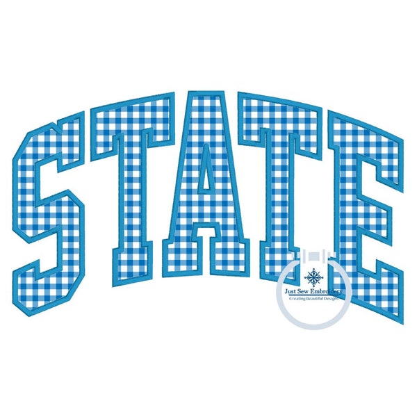State Applique - Etsy