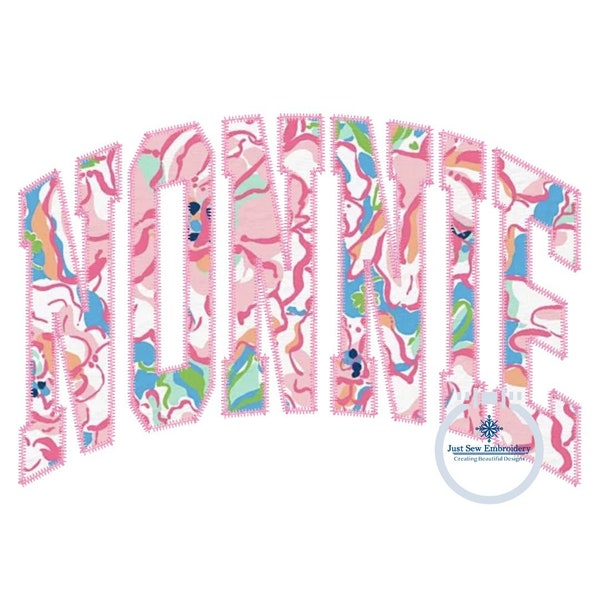 Monogram Applique Design - Etsy