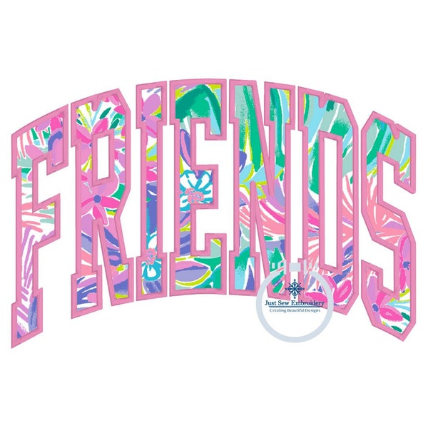 Friends Embroidery - Etsy