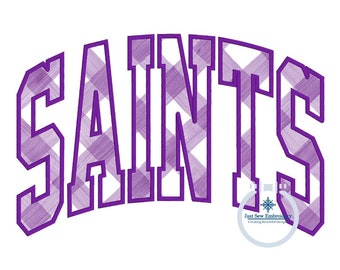 Saints Applique Embroidery Design - Etsy