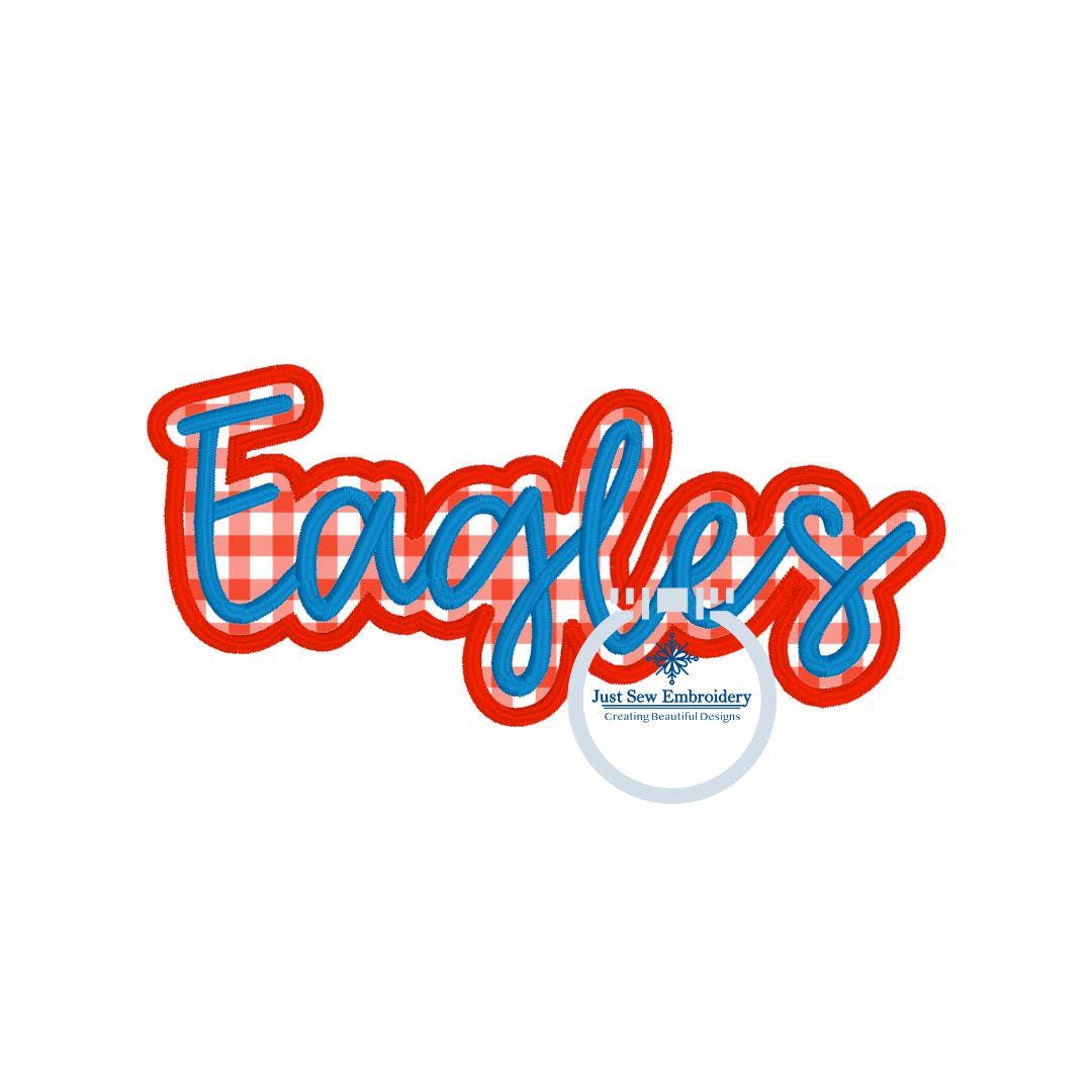 Eagles Hat Patch Embroidery Script Design in One Size - Etsy