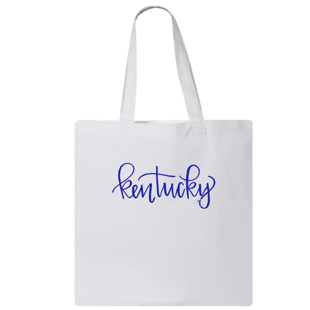 Kentucky Embroidered Script Satin Stitch Full Chest Design - Etsy